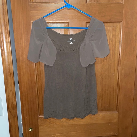 New York & Company | Tops | Very Soft Browntan Top Y2k | Poshmark